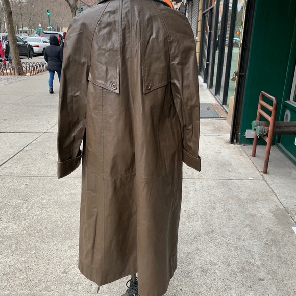 FTC | Jackets & Coats | Vintage 9670 Tfc Leather Trench Nwt | Poshmark